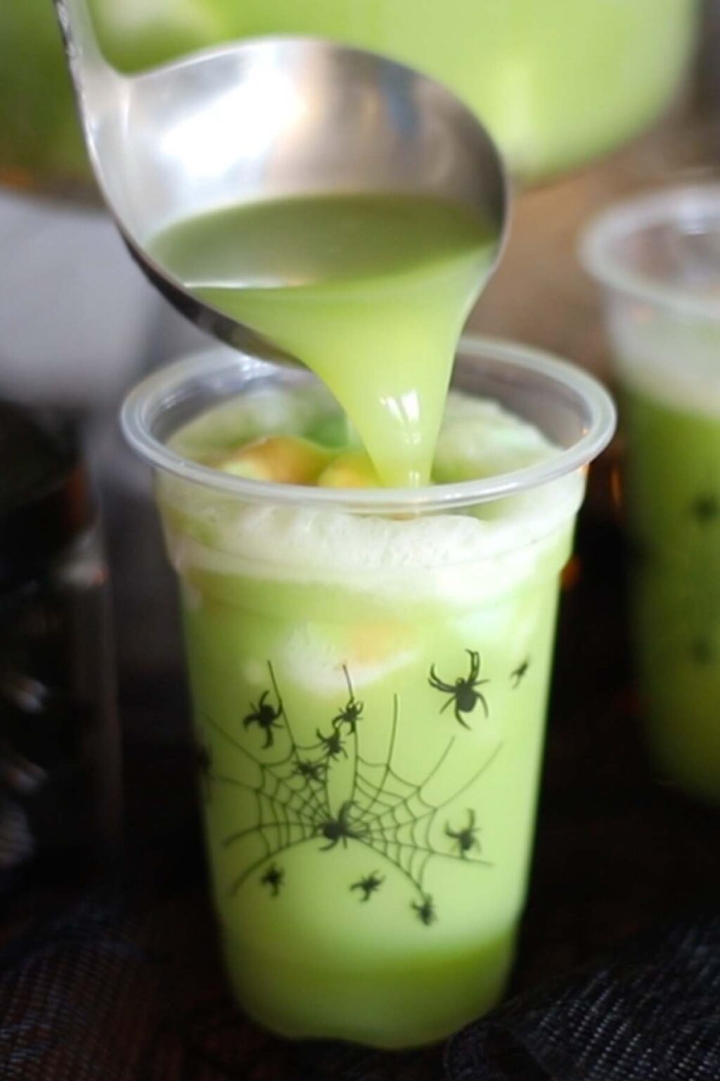 Green Punch Recipe {Halloween} - The Carefree Kitchen