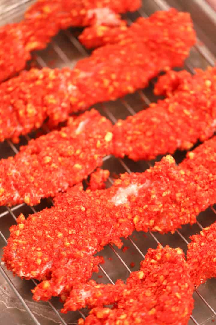 Flamin Hot Cheetos Chicken - The Carefree Kitchen