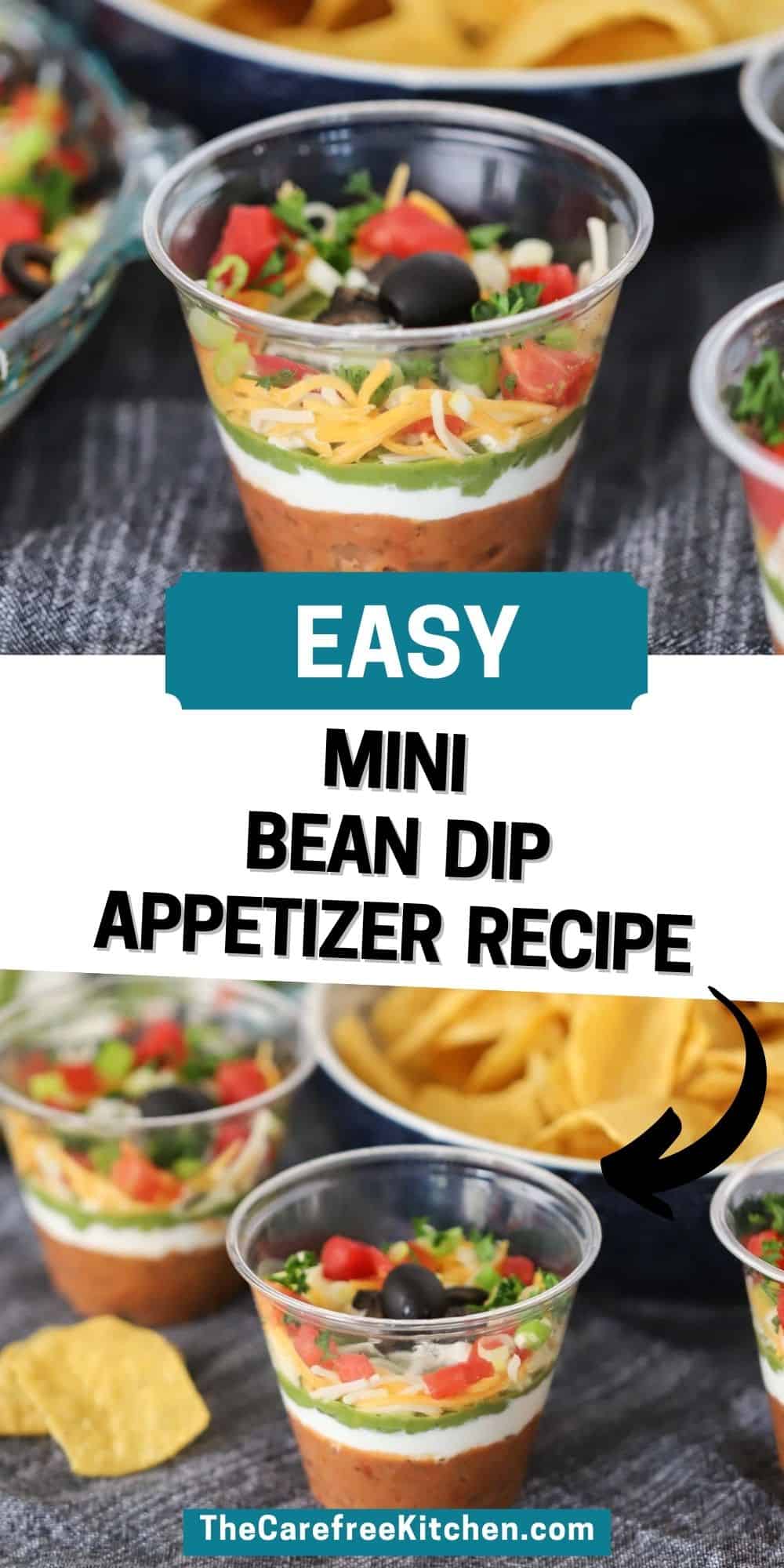 Individual 7 Layer Dip in Cups - The Carefree Kitchen