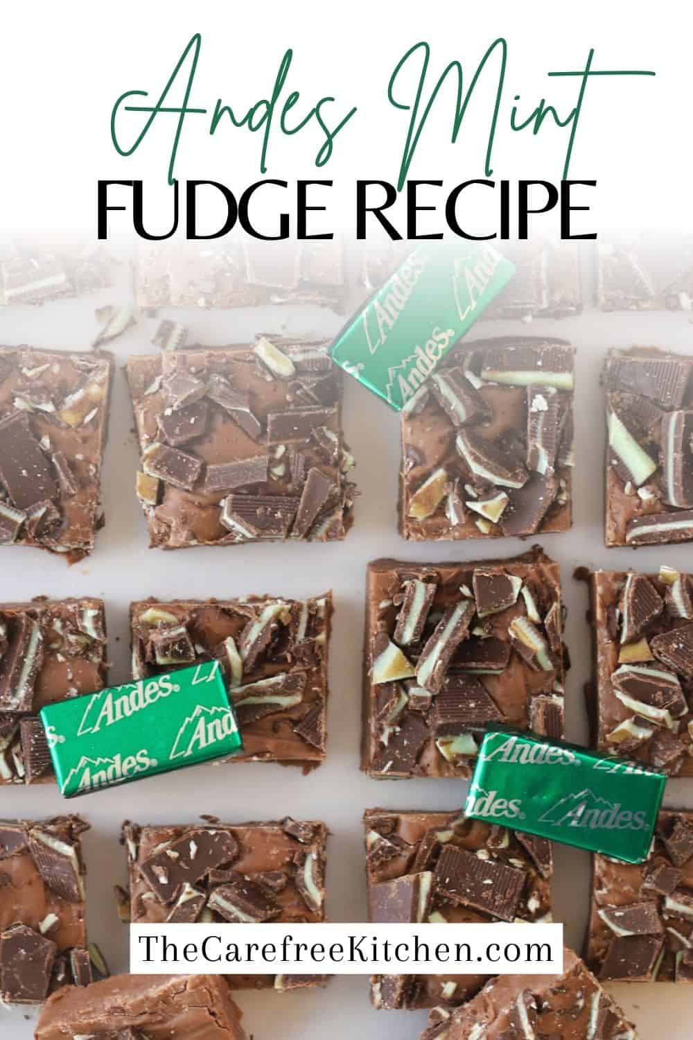 Mint Chocolate Fudge - The Carefree Kitchen