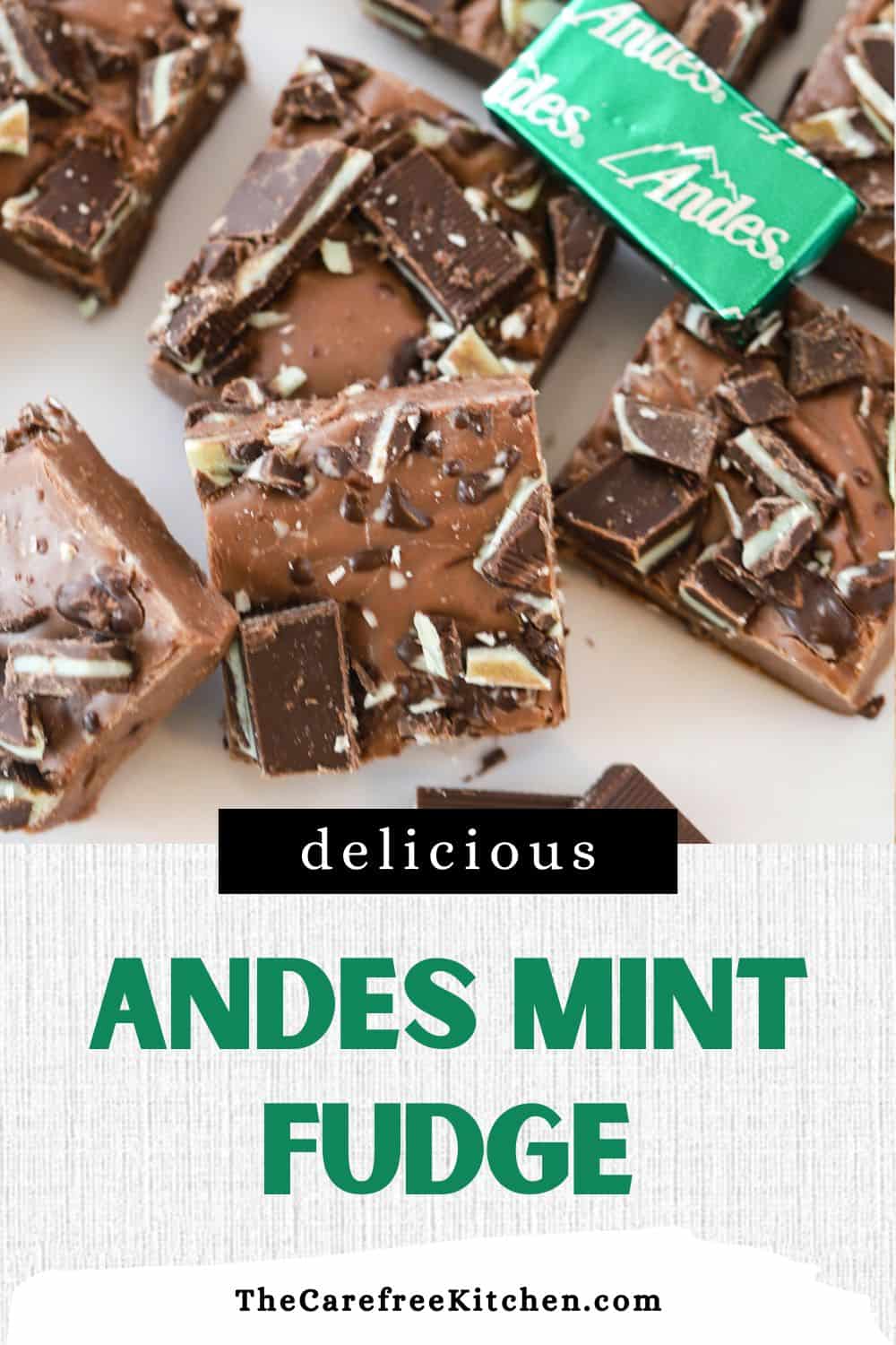 Mint Chocolate Fudge - The Carefree Kitchen