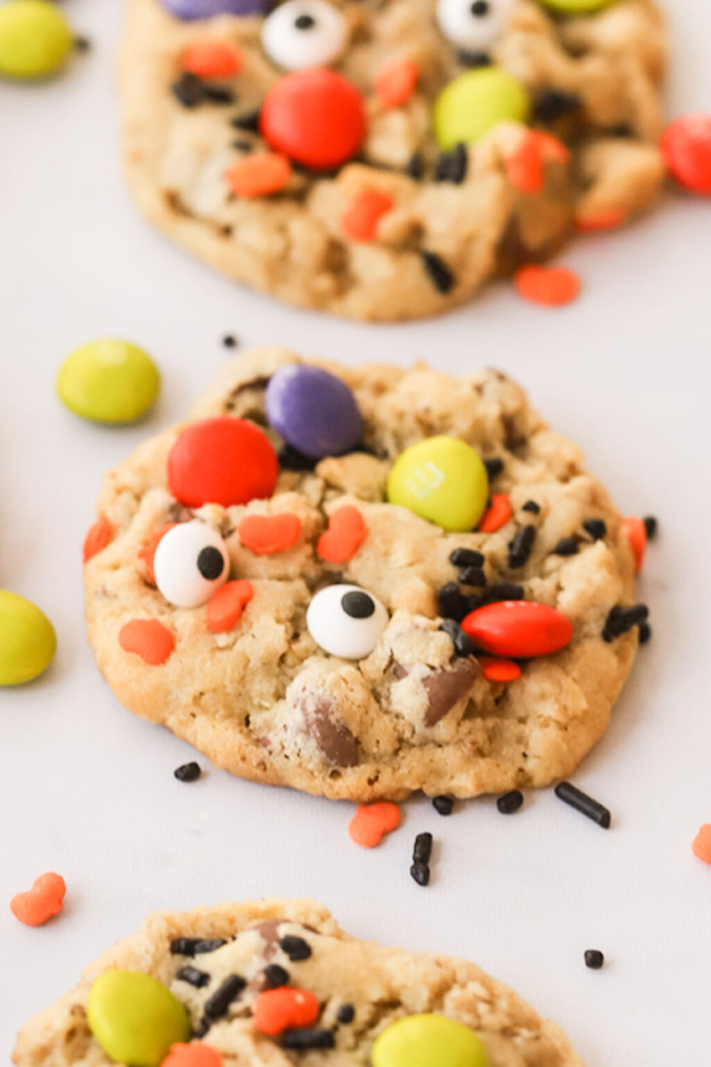 Halloween Monster Cookies - The Carefree Kitchen