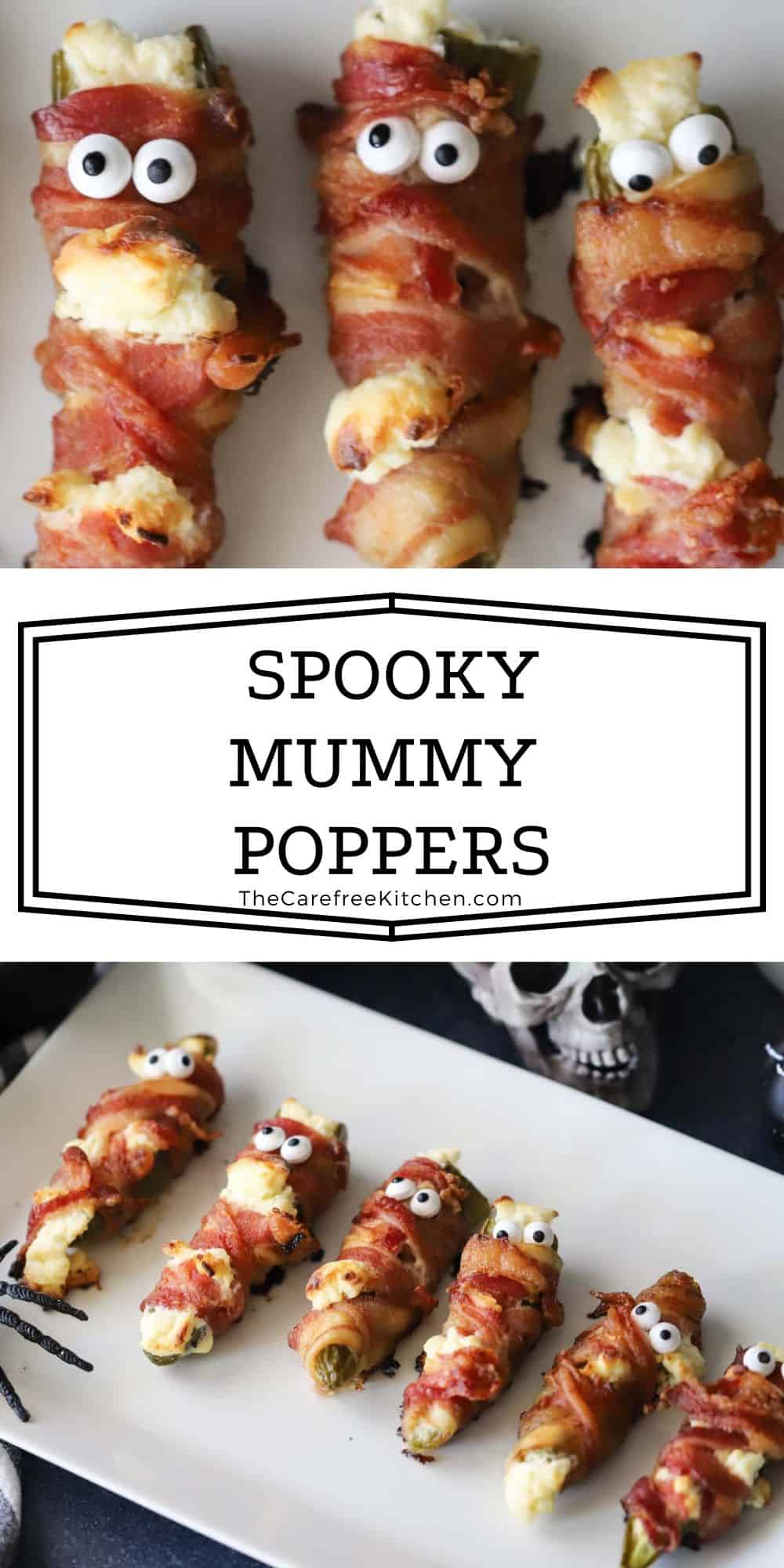 Mummy Jalapeno Poppers - The Carefree Kitchen