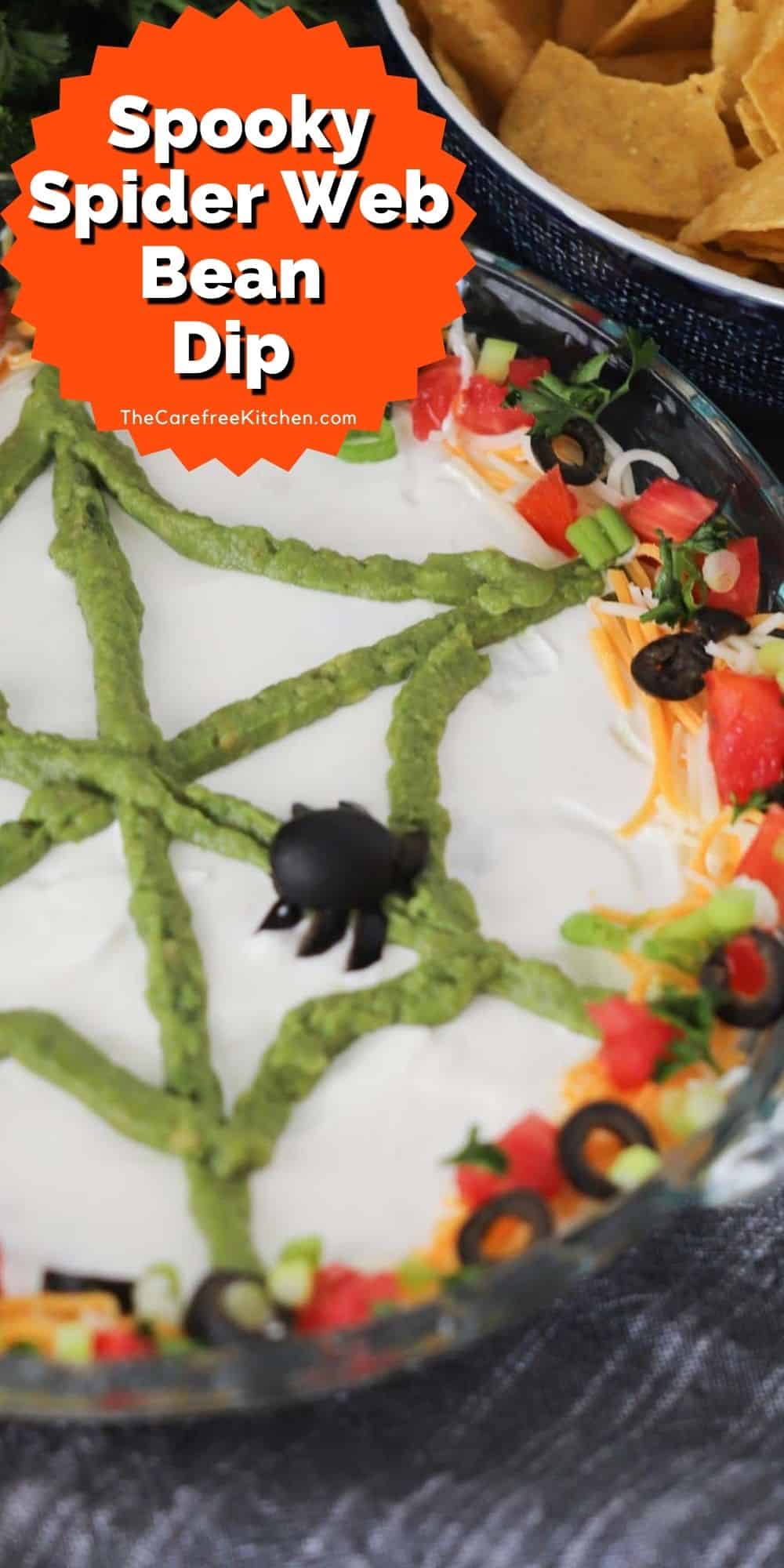 Halloween Taco Dip - The Carefree Kitchen