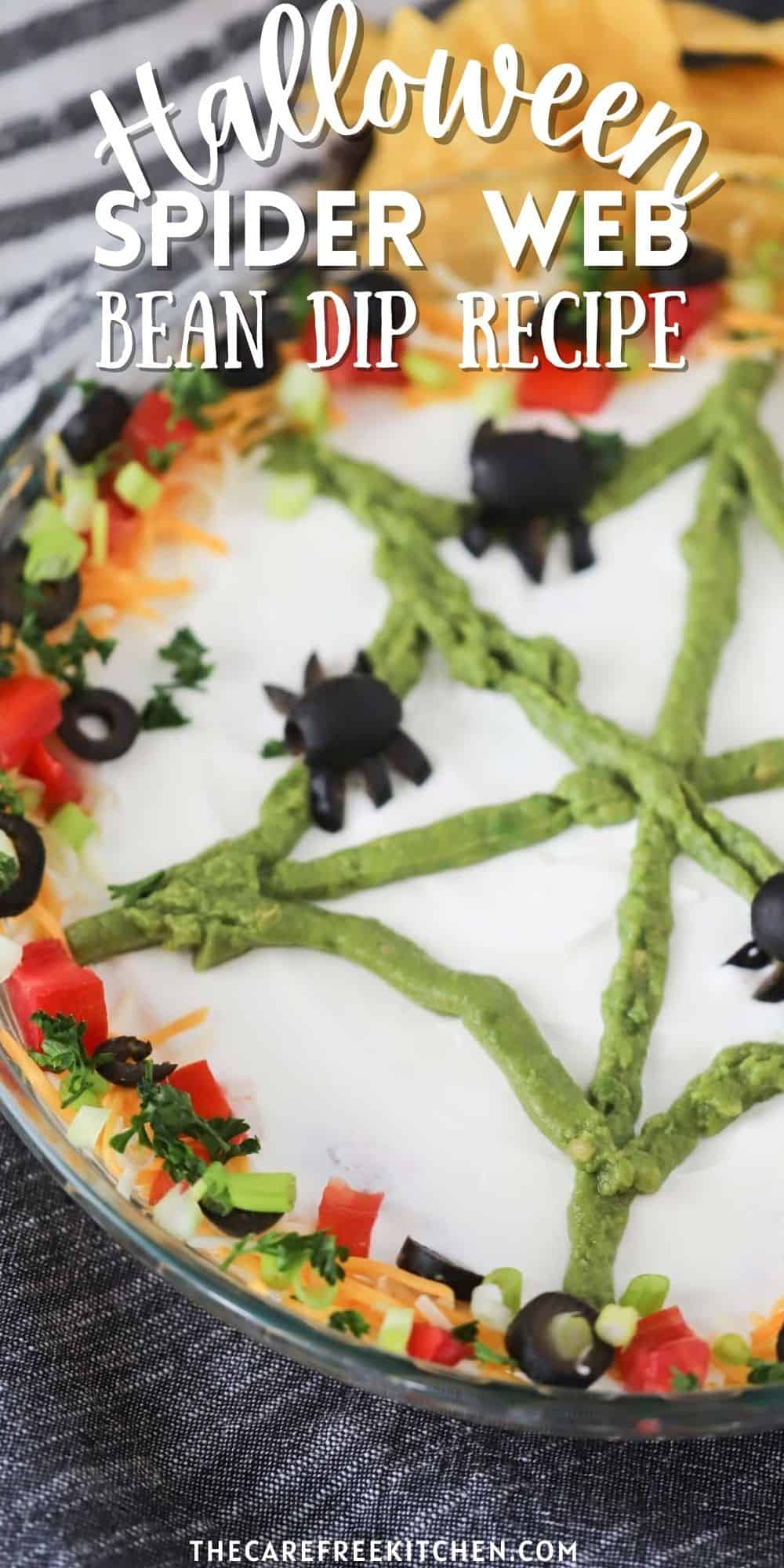 Halloween Taco Dip - The Carefree Kitchen