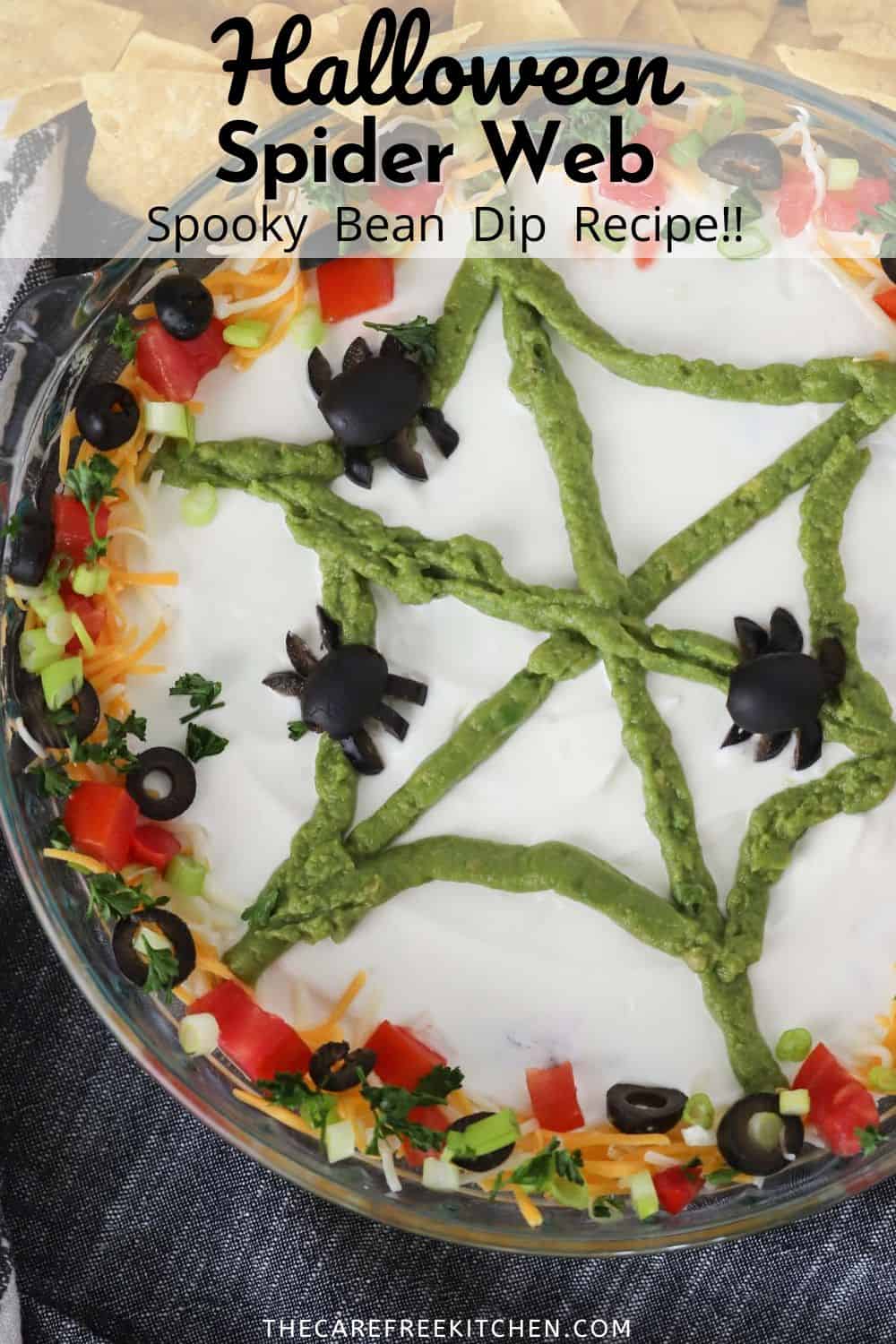 Halloween Taco Dip - The Carefree Kitchen