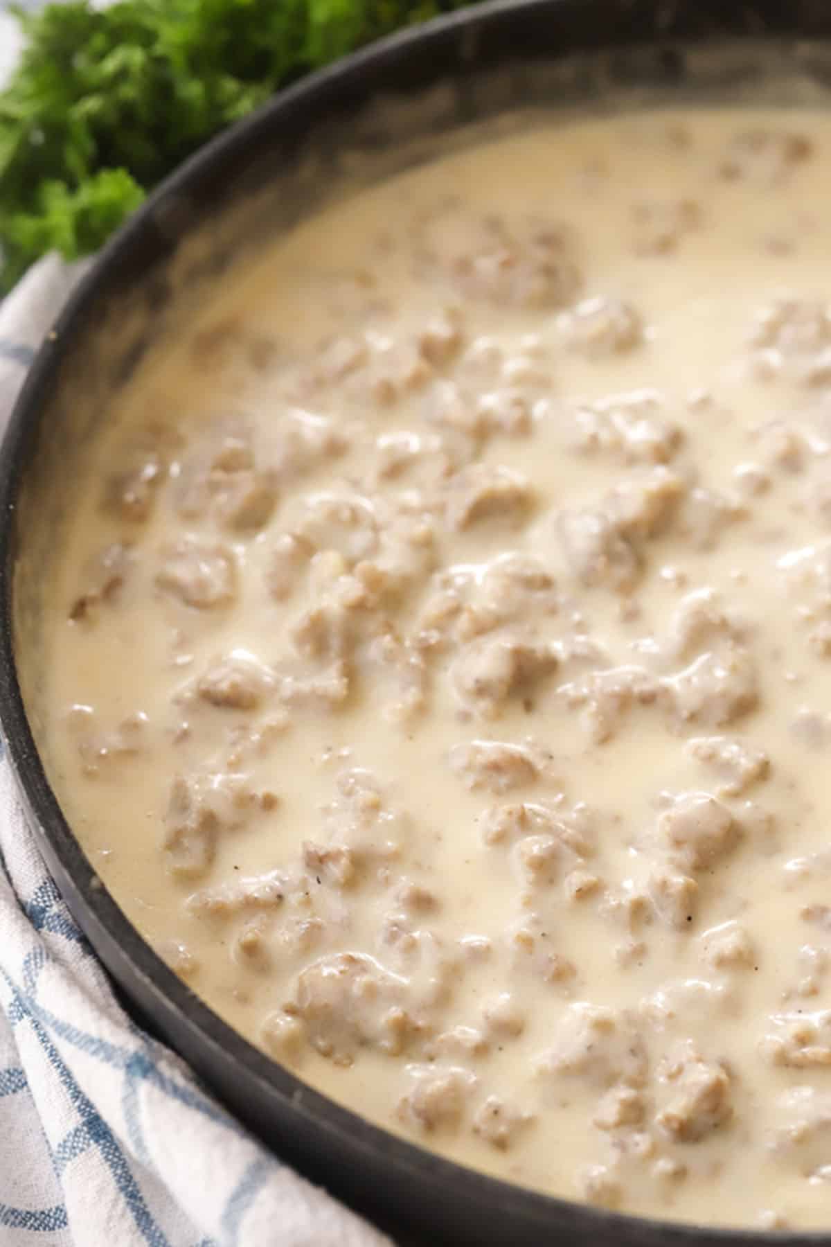 Best Sausage Gravy Recipe - The Carefree Kitchen