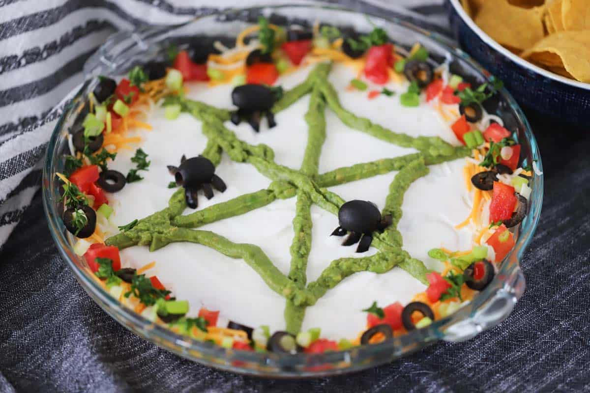 Halloween Taco Dip - The Carefree Kitchen
