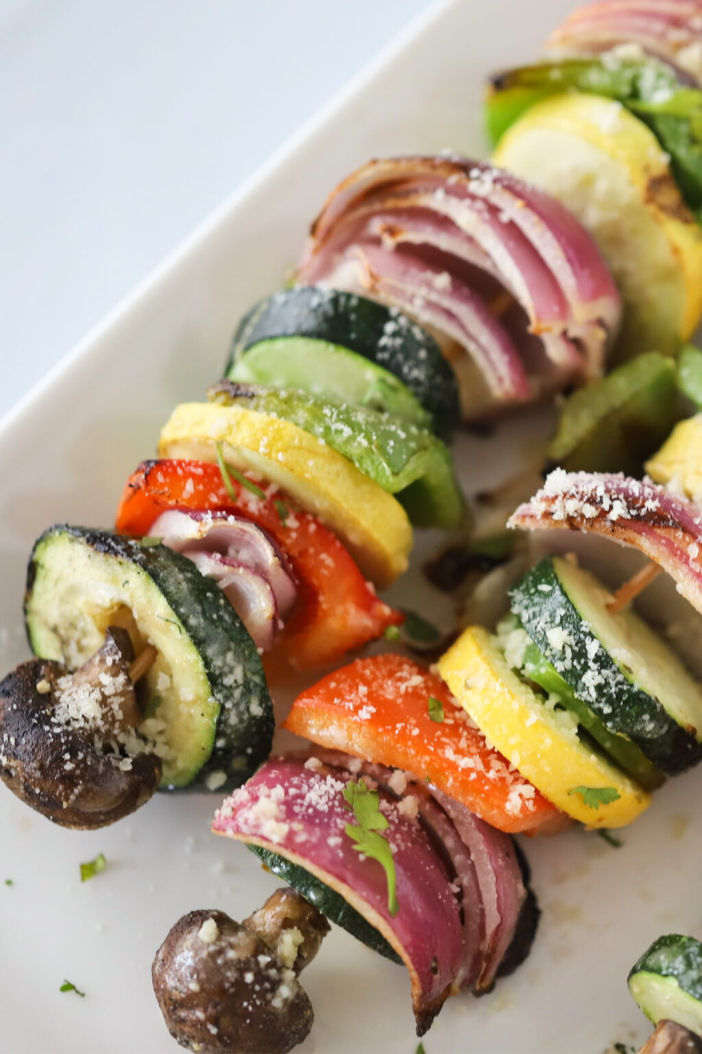 Grilled Veggie Kabobs - The Carefree Kitchen