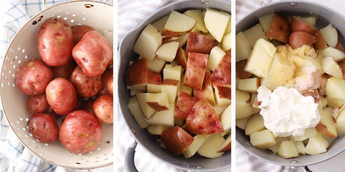 Mashed Red Potatoes - The Carefree Kitchen