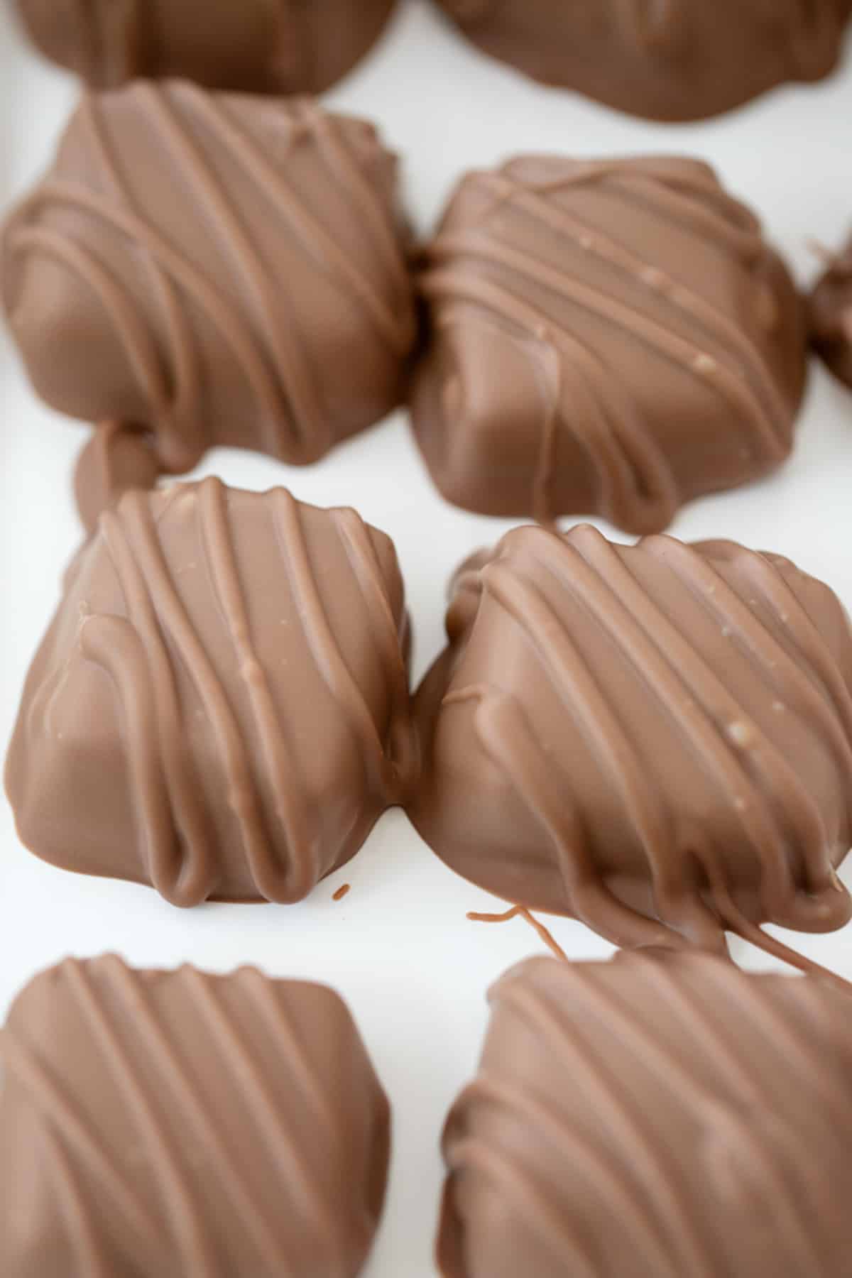 Chocolate Covered Caramel Candy - The Carefree Kitchen