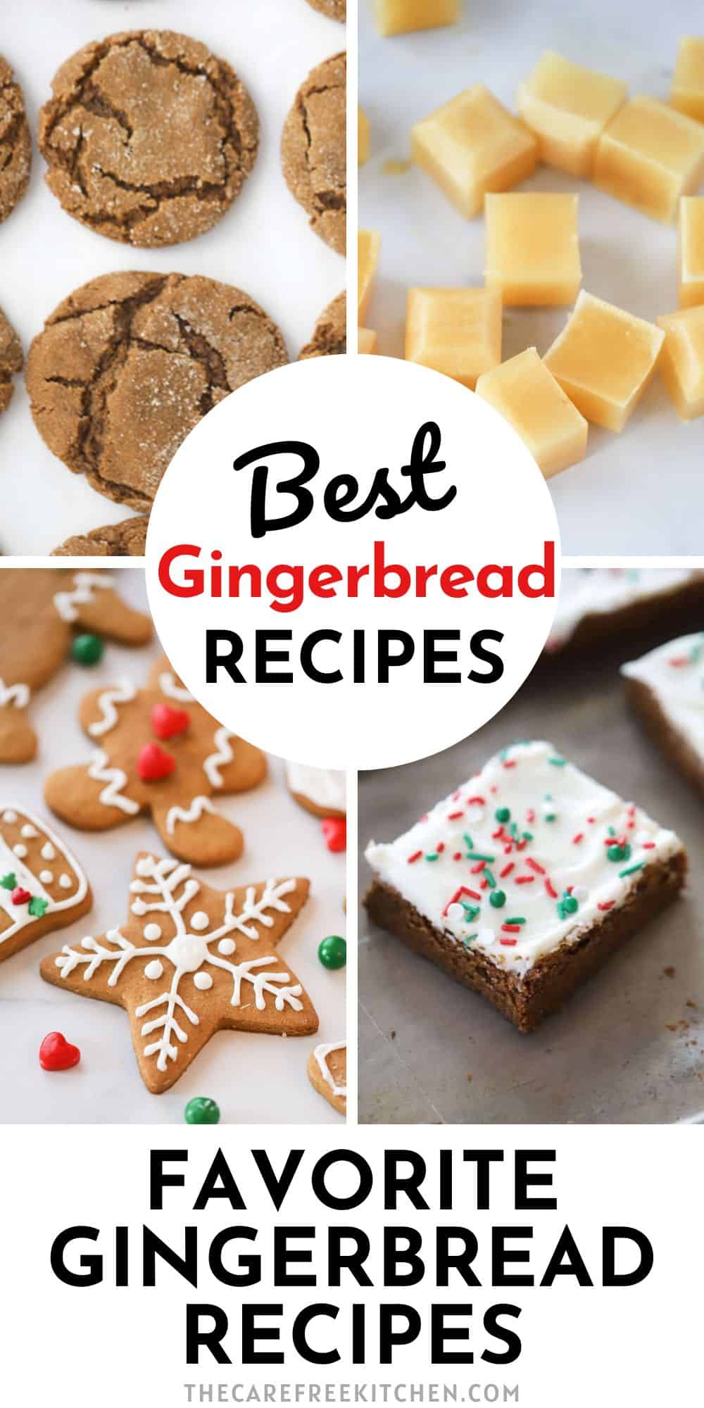 10+ Christmas Gingerbread Recipes - The Carefree Kitchen