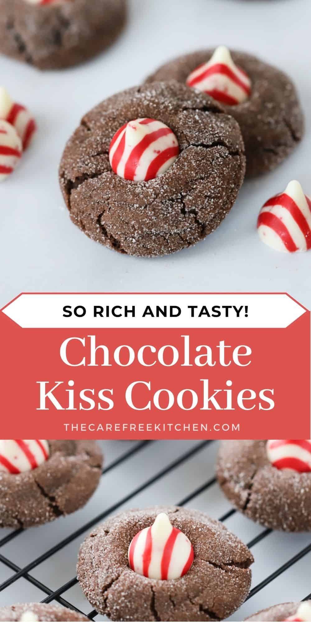 Chocolate Kiss Cookies - The Carefree Kitchen