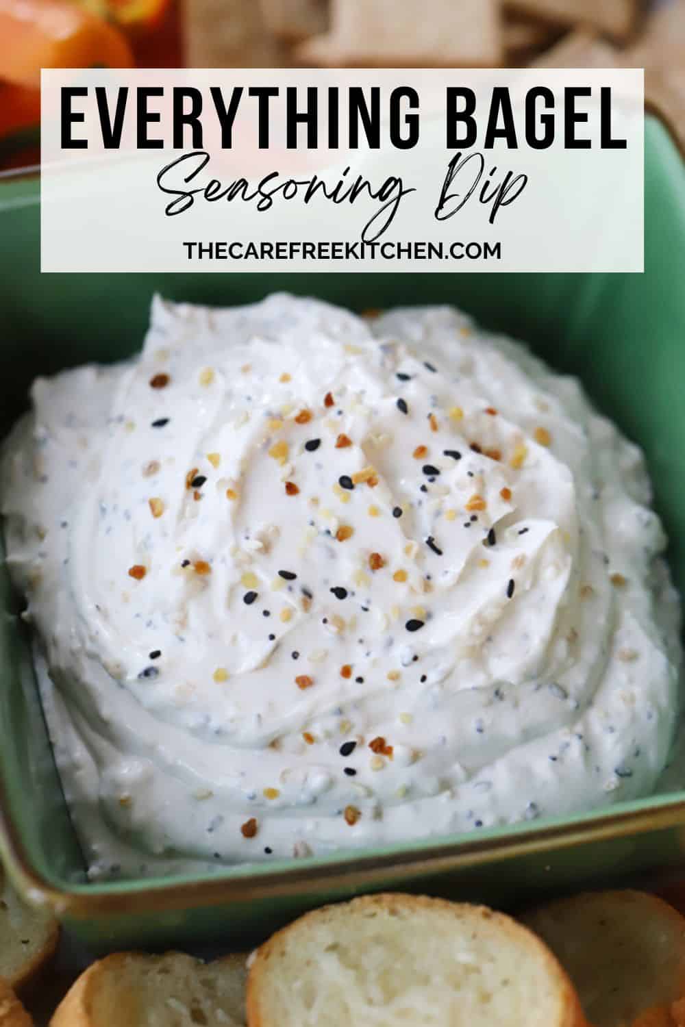 Everything Bagel Dip Recipe - The Carefree Kitchen