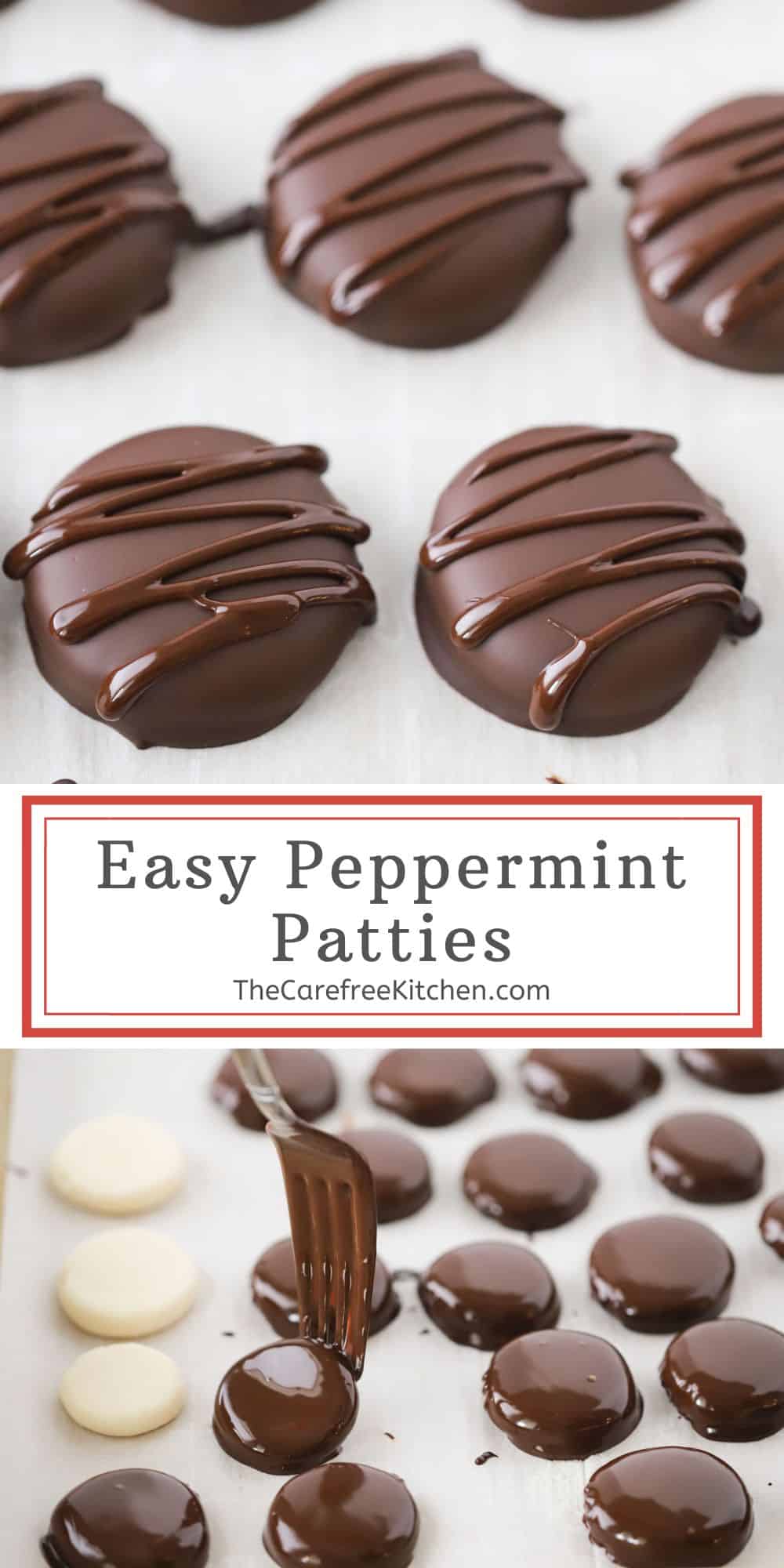 Homemade Peppermint Patties Recipe - The Carefree Kitchen