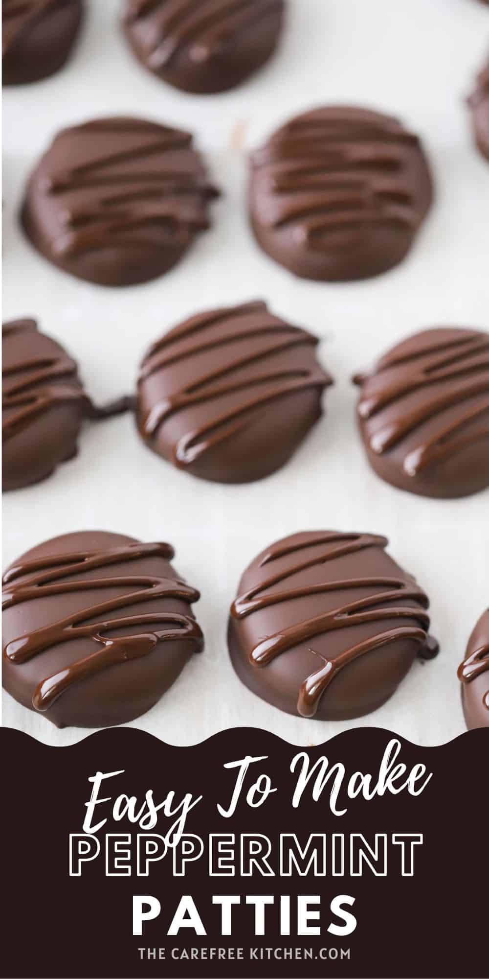 Homemade Peppermint Patties Recipe - The Carefree Kitchen