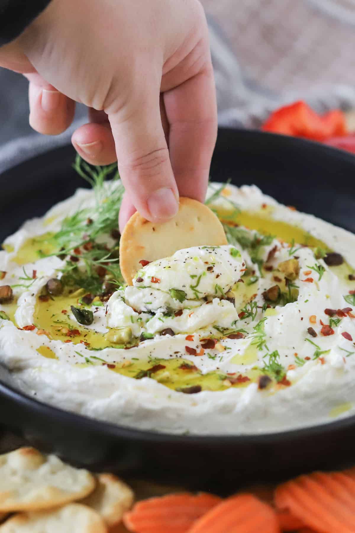 Whipped Feta Dip Recipe - The Carefree Kitchen