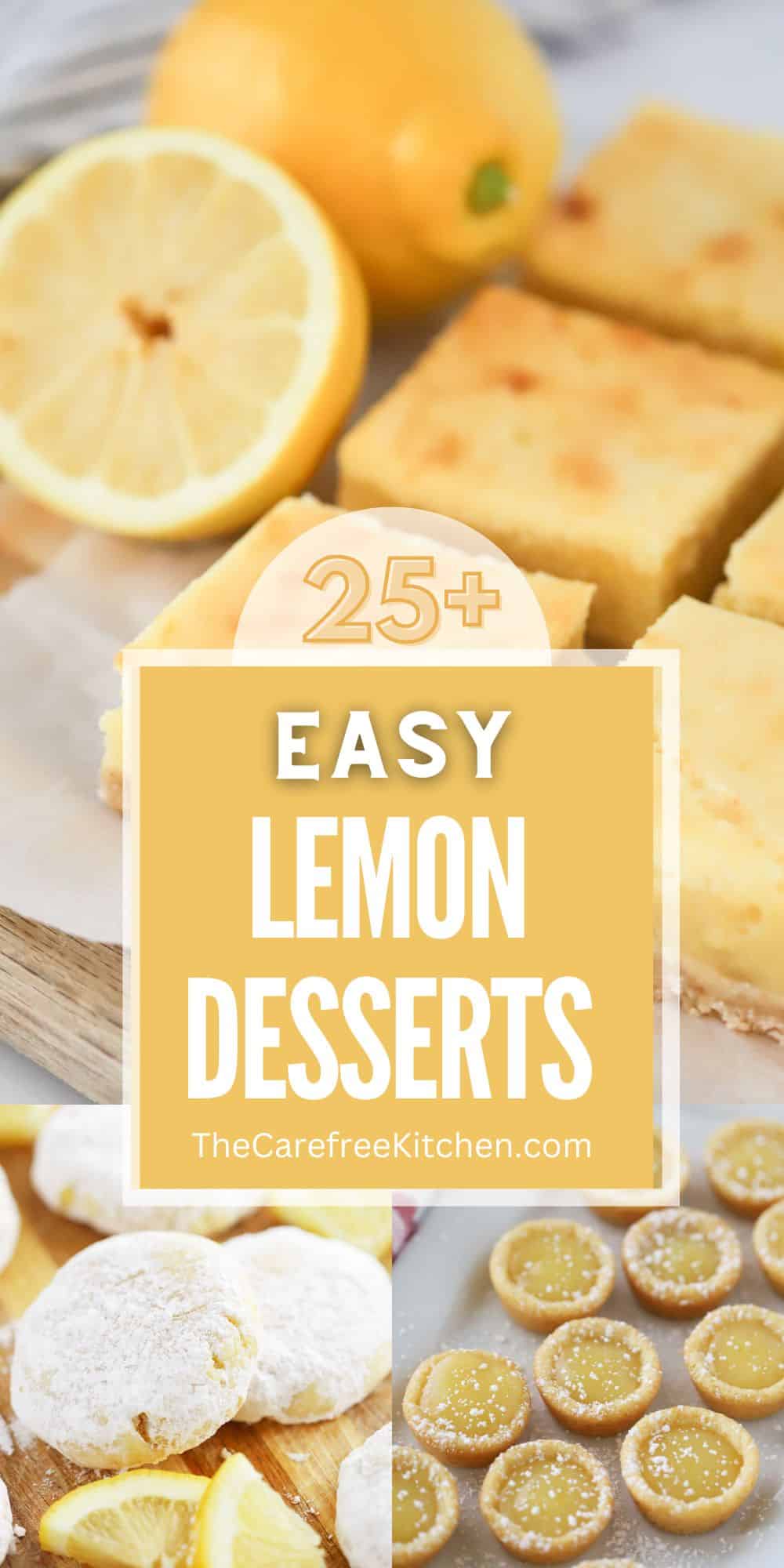 Best Lemon Desserts - The Carefree Kitchen