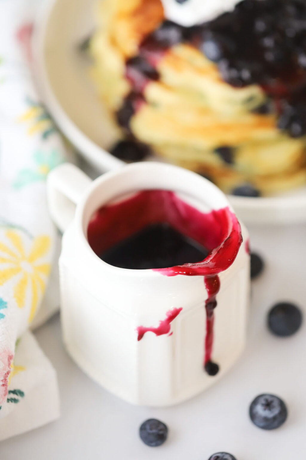 How to Make Blueberry Syrup - The Carefree Kitchen