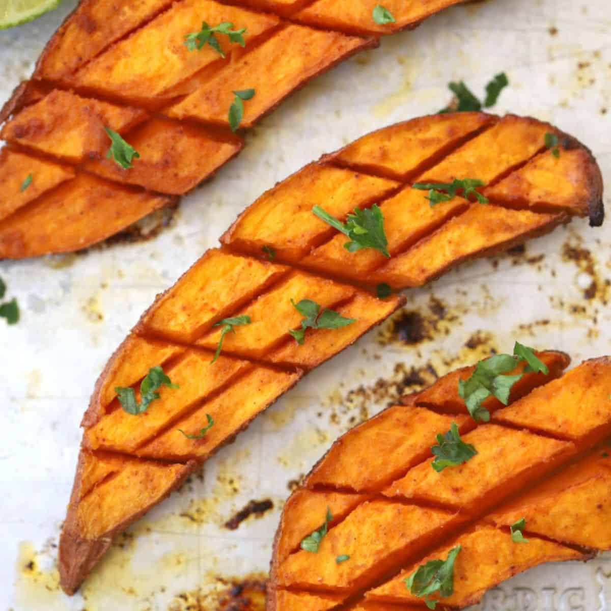 Chipotle Lime Sweet Potatoes - The Carefree Kitchen