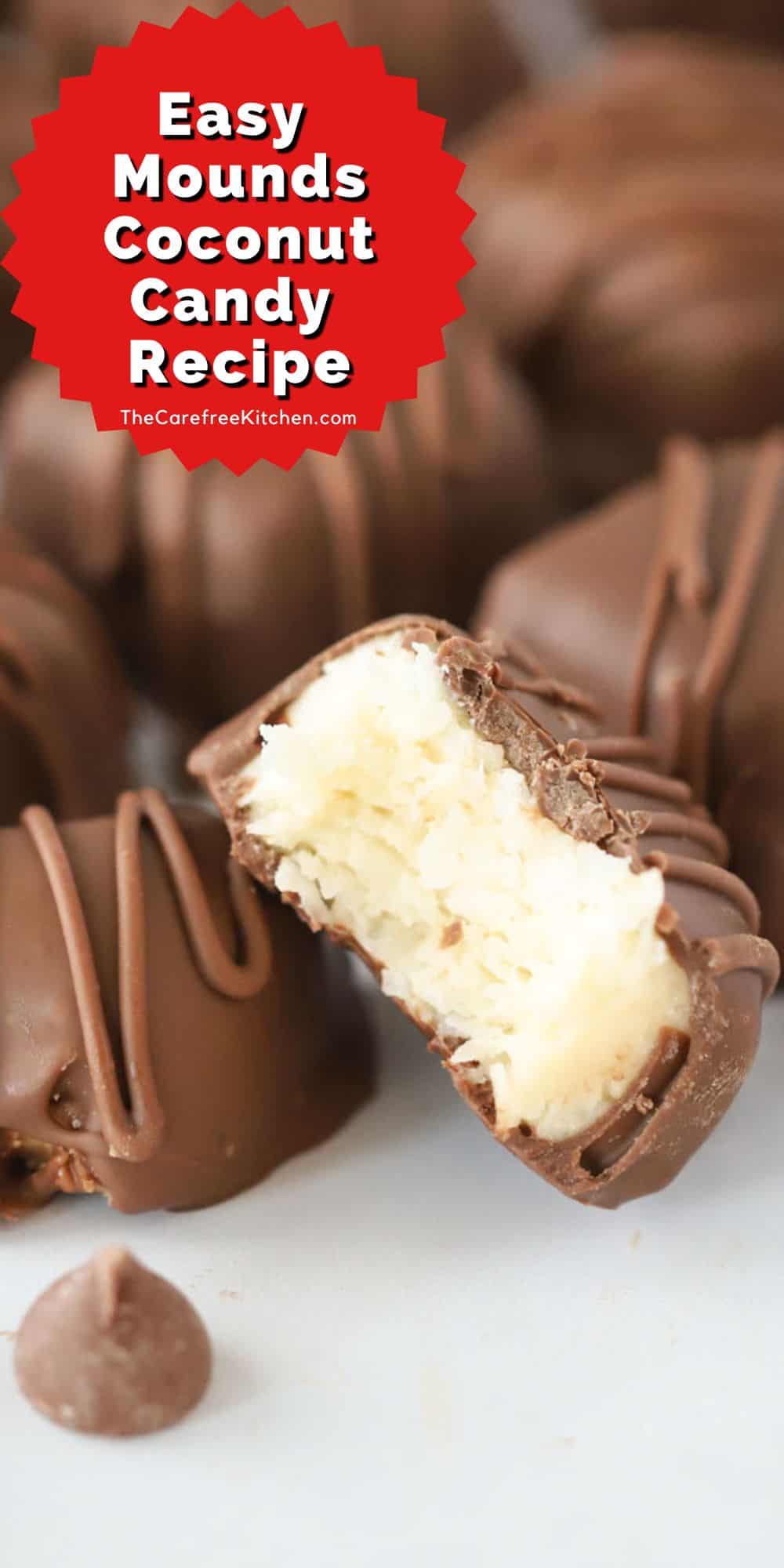 Homemade Mounds Coconut Candy - The Carefree Kitchen