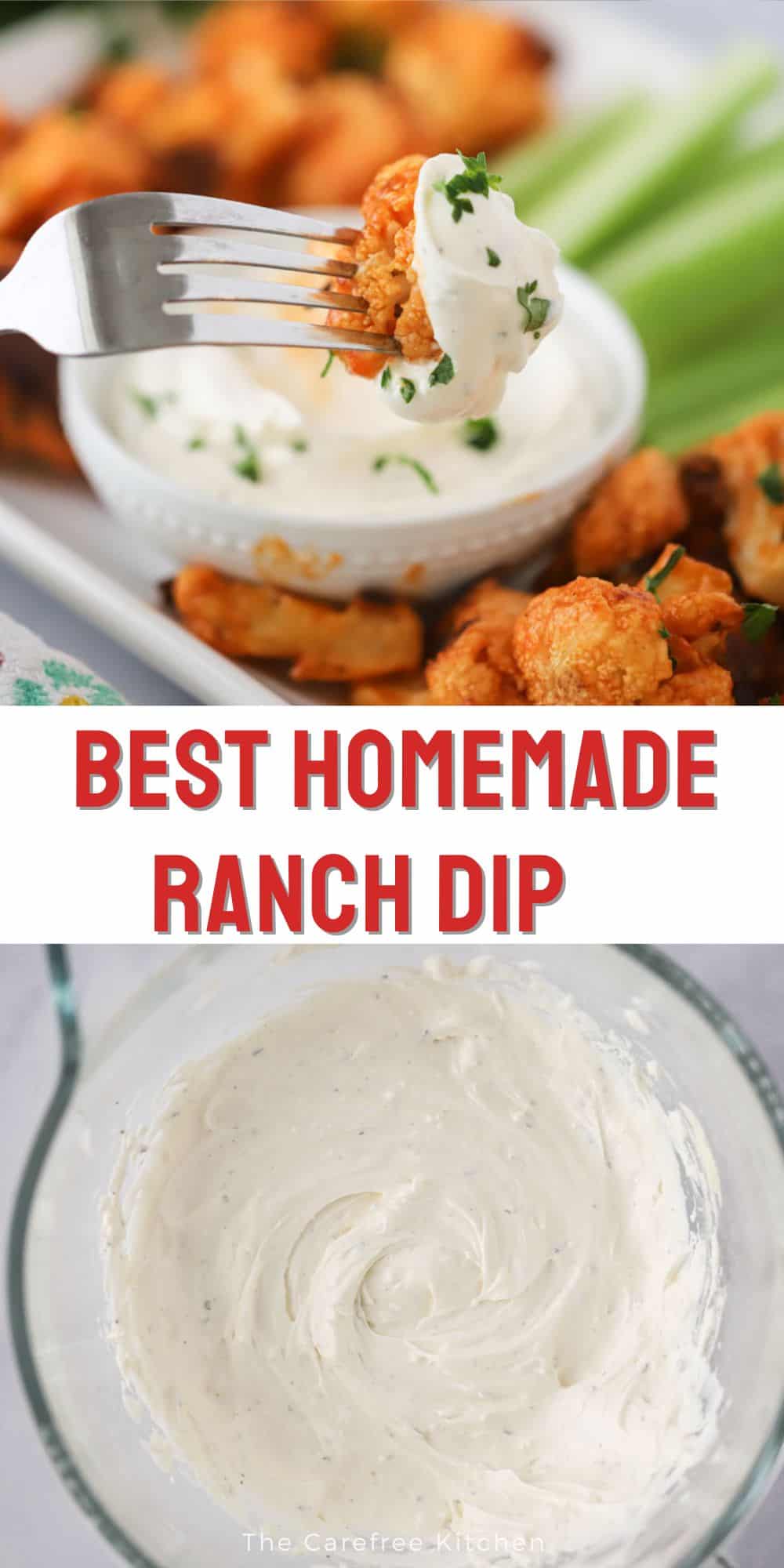 Hidden Valley Ranch Dip Recipe - The Carefree Kitchen