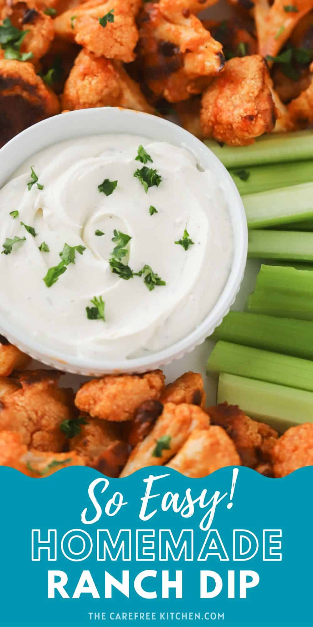 Hidden Valley Ranch Dip Recipe - The Carefree Kitchen
