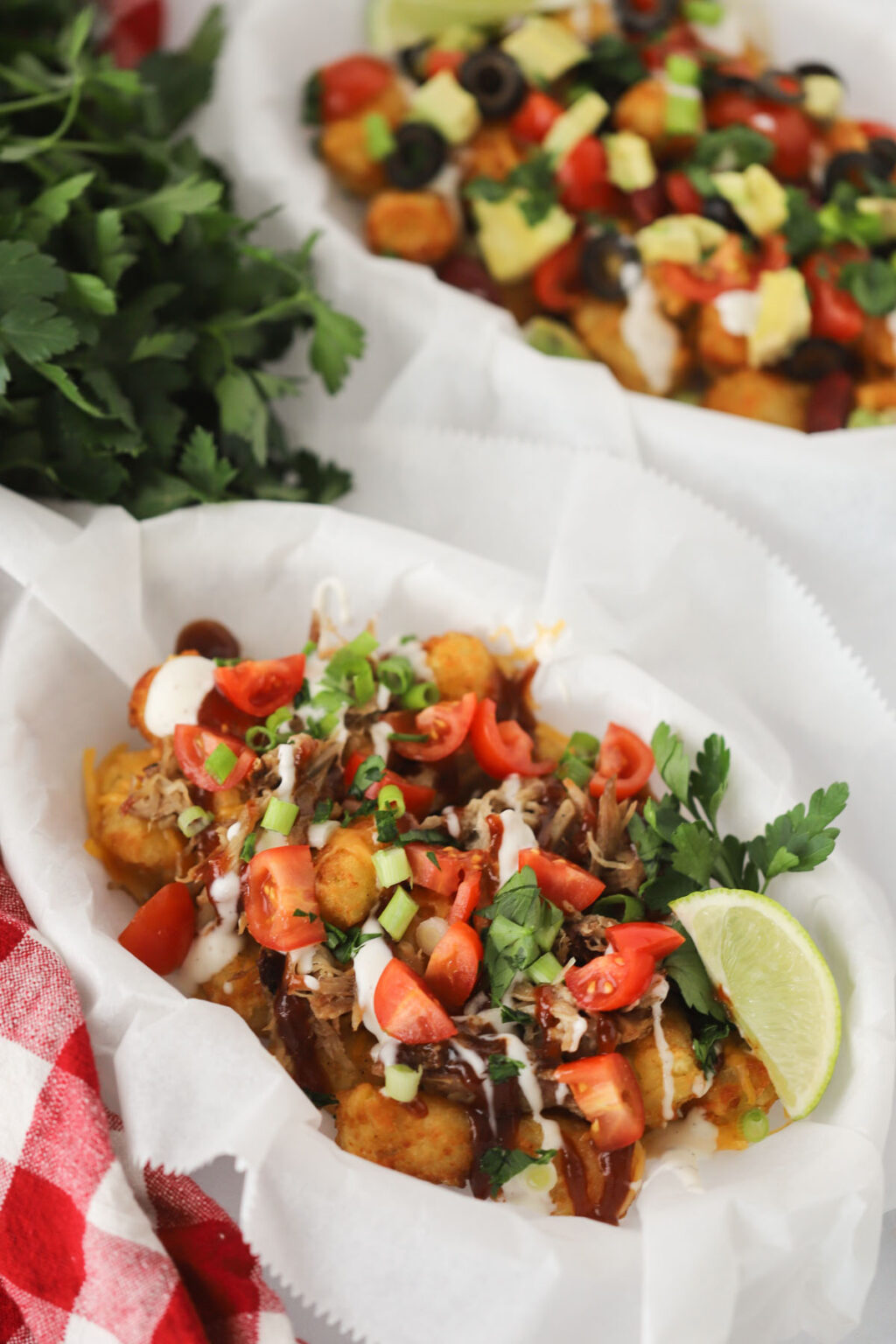 Totchos Recipe {Tater Tot Nachos} - The Carefree Kitchen