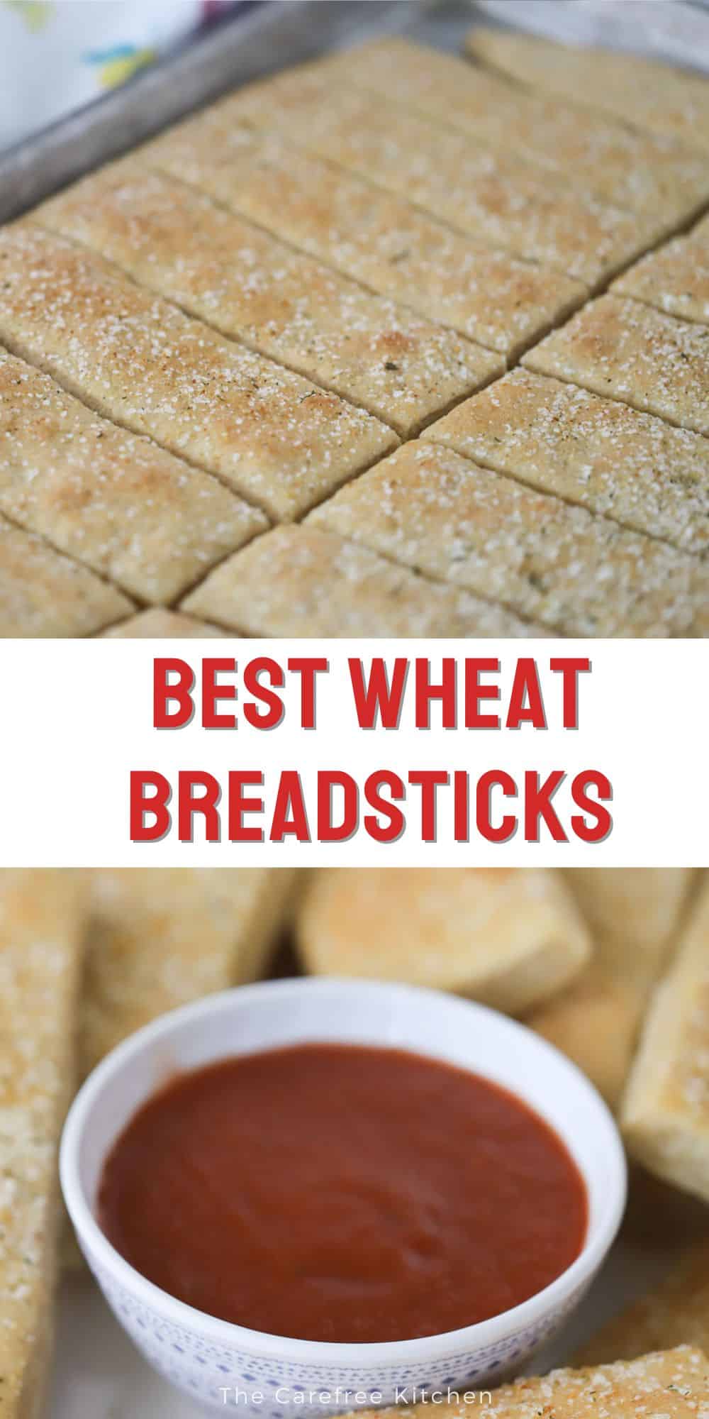 Whole Wheat Breadsticks - The Carefree Kitchen