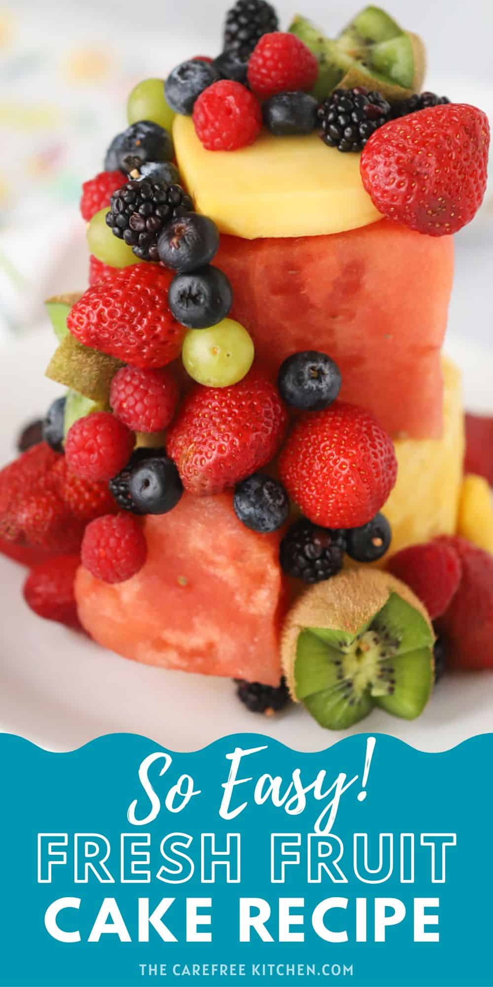 Fresh Fruit Cake Recipe - The Carefree Kitchen