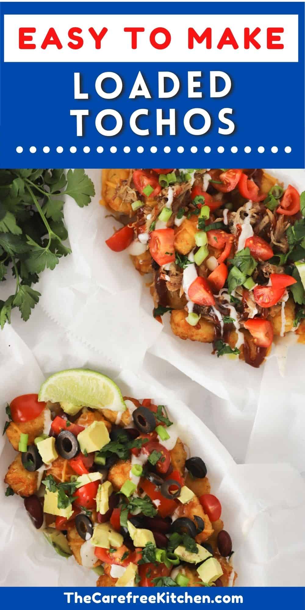Totchos Recipe {Tater Tot Nachos} - The Carefree Kitchen