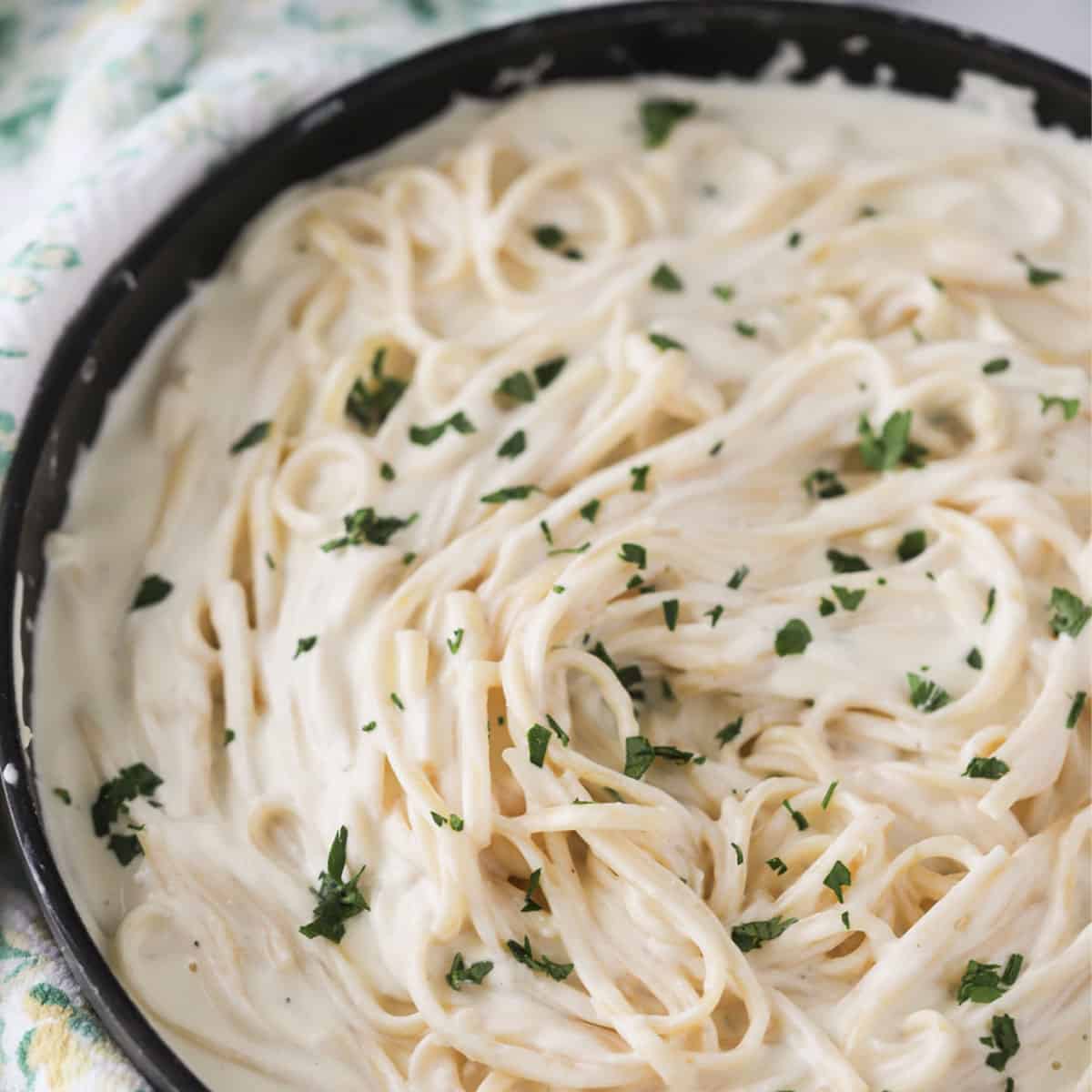 Asiago Cream Sauce {Fettucini Alfredo} - The Carefree Kitchen