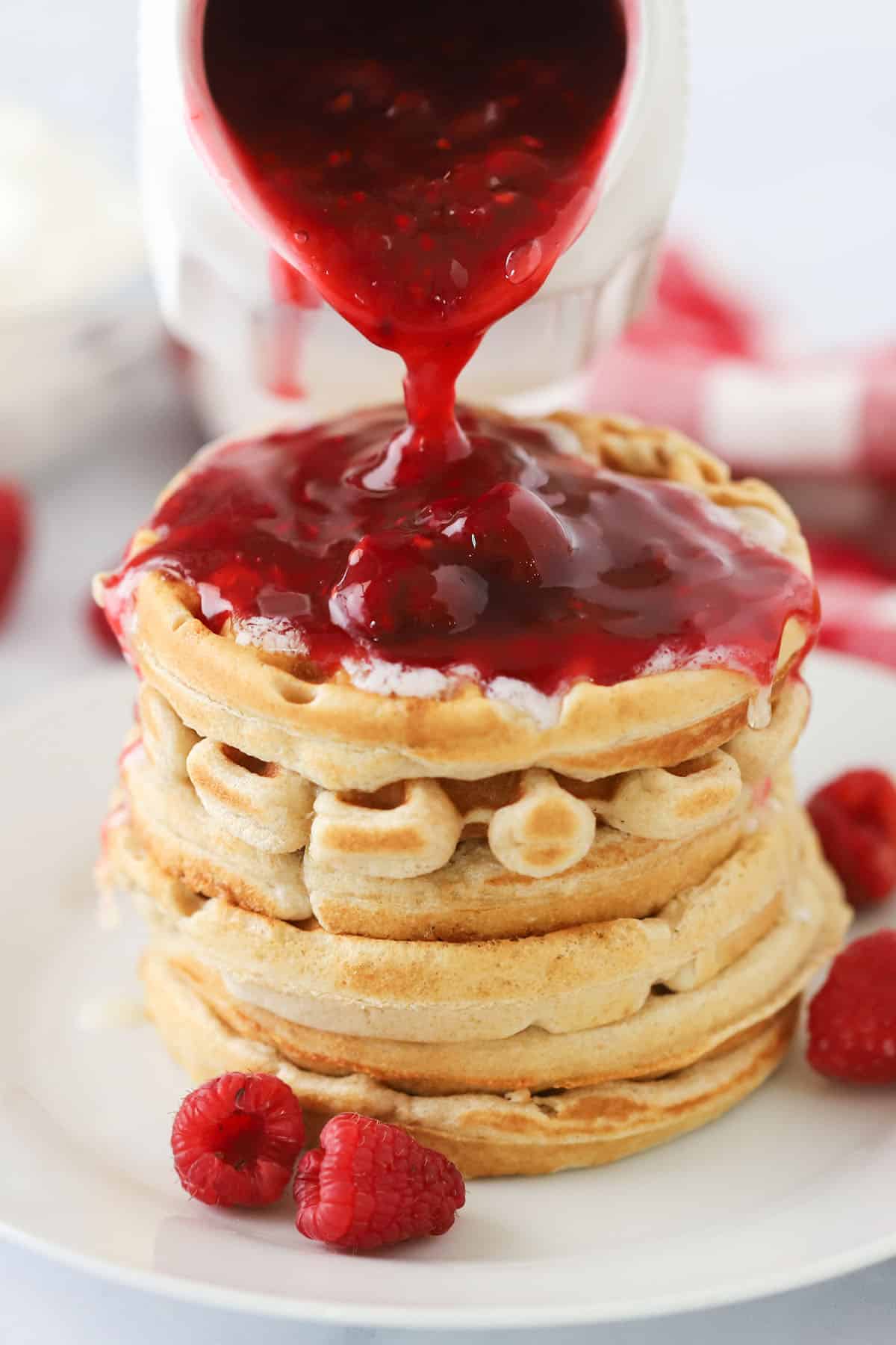 Raspberry Syrup Recipe - The Carefree Kitchen