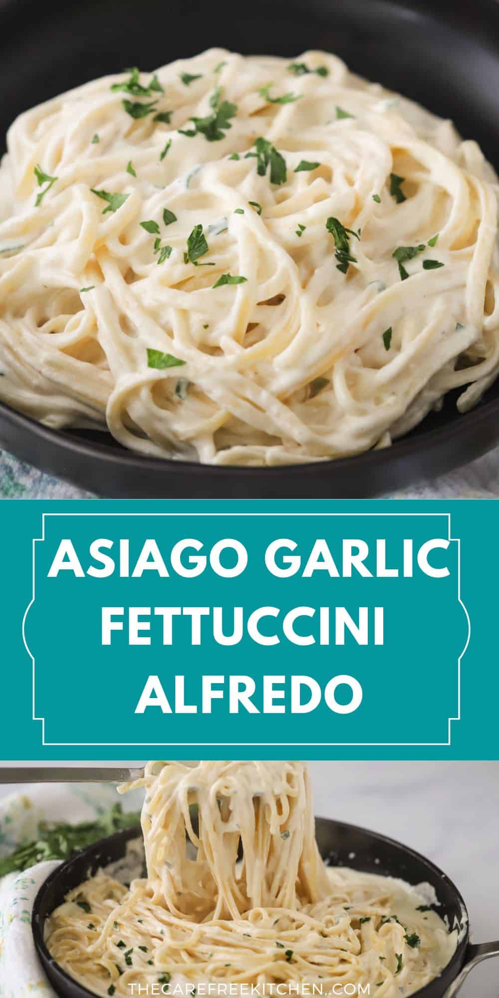 Asiago Cream Sauce {Fettucini Alfredo} - The Carefree Kitchen