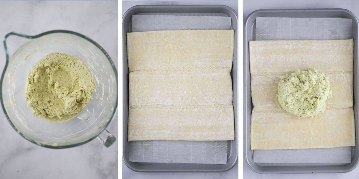 Stuffed Puff Pastry With Pesto and Cheese - The Carefree Kitchen