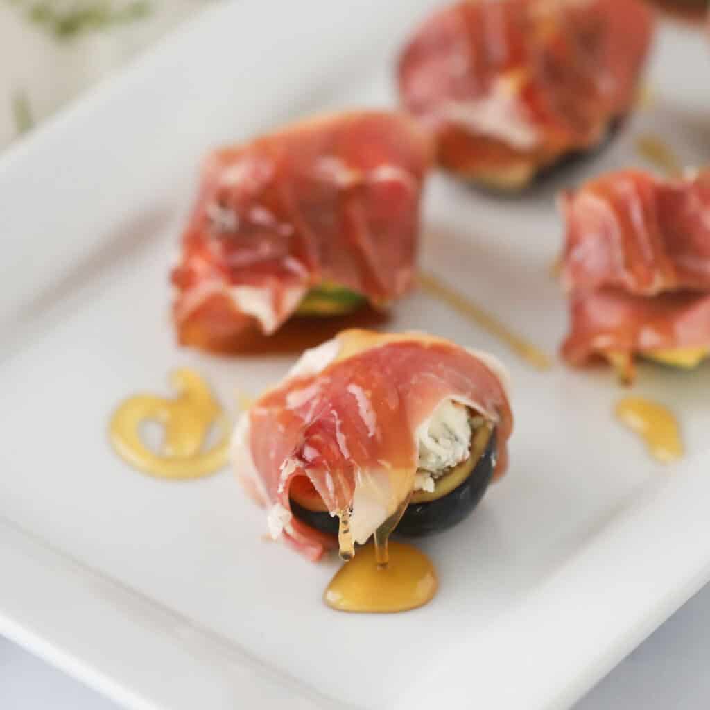 Prosciutto Wrapped Fig - The Carefree Kitchen
