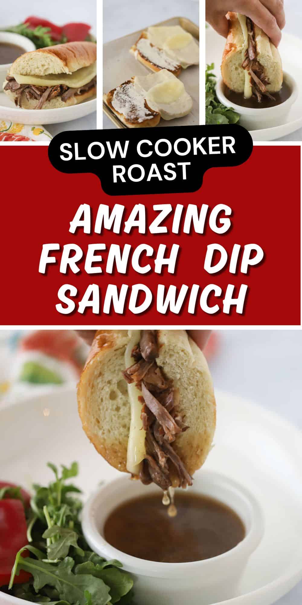 Slow Cooker French Dip Recipe - The Carefree Kitchen