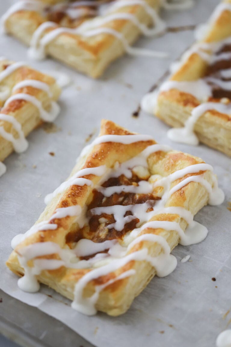 Pumpkin Cream Cheese Danish - The Carefree Kitchen