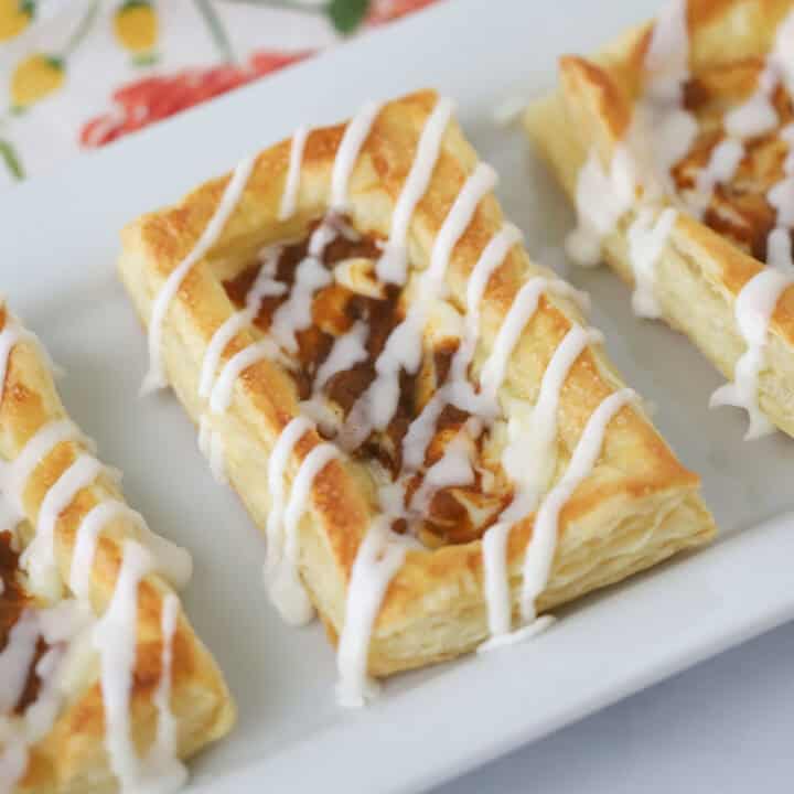 Pumpkin Cream Cheese Danish - The Carefree Kitchen