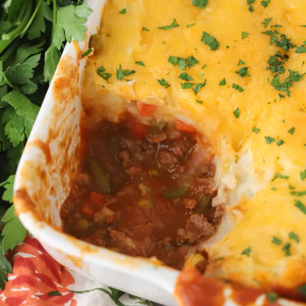 Shepherds Pie With Ground Beef - The Carefree Kitchen