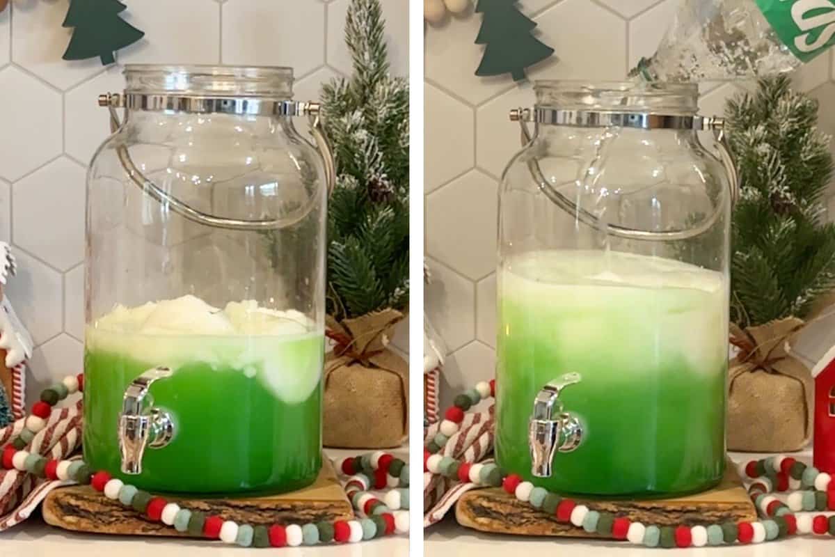 Grinch Punch Recipe - The Carefree Kitchen