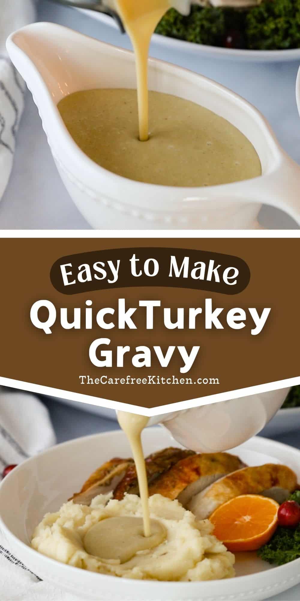 Turkey Gravy Recipe - The Carefree Kitchen