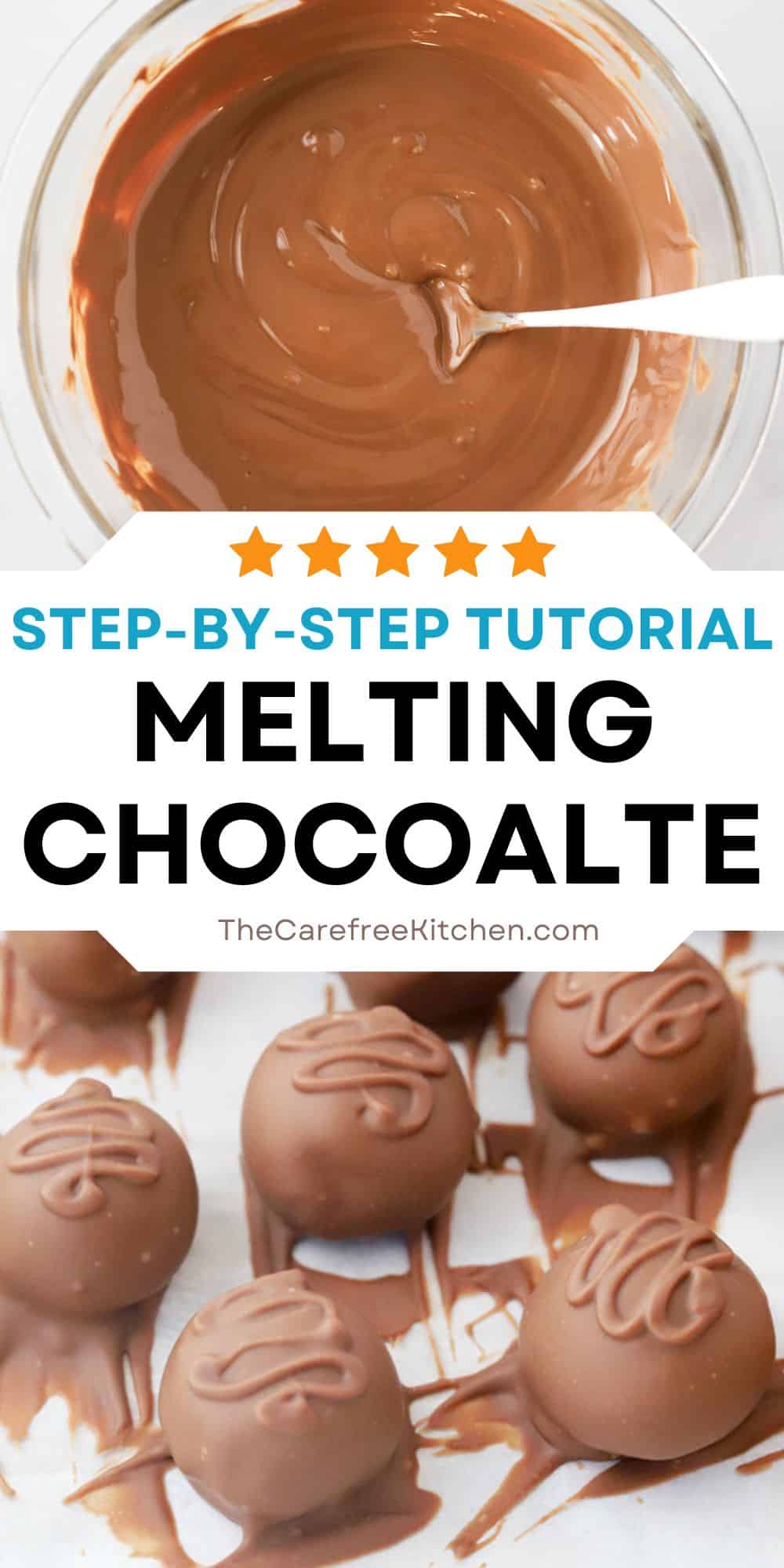How to Melt Chocolate for Dipping - The Carefree Kitchen