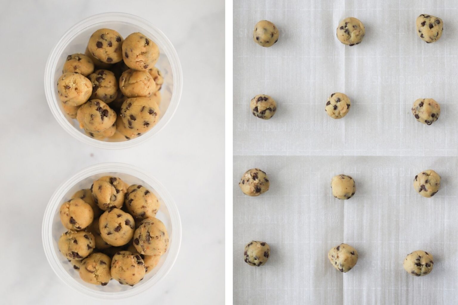Mini Chocolate Chip Cookies - The Carefree Kitchen