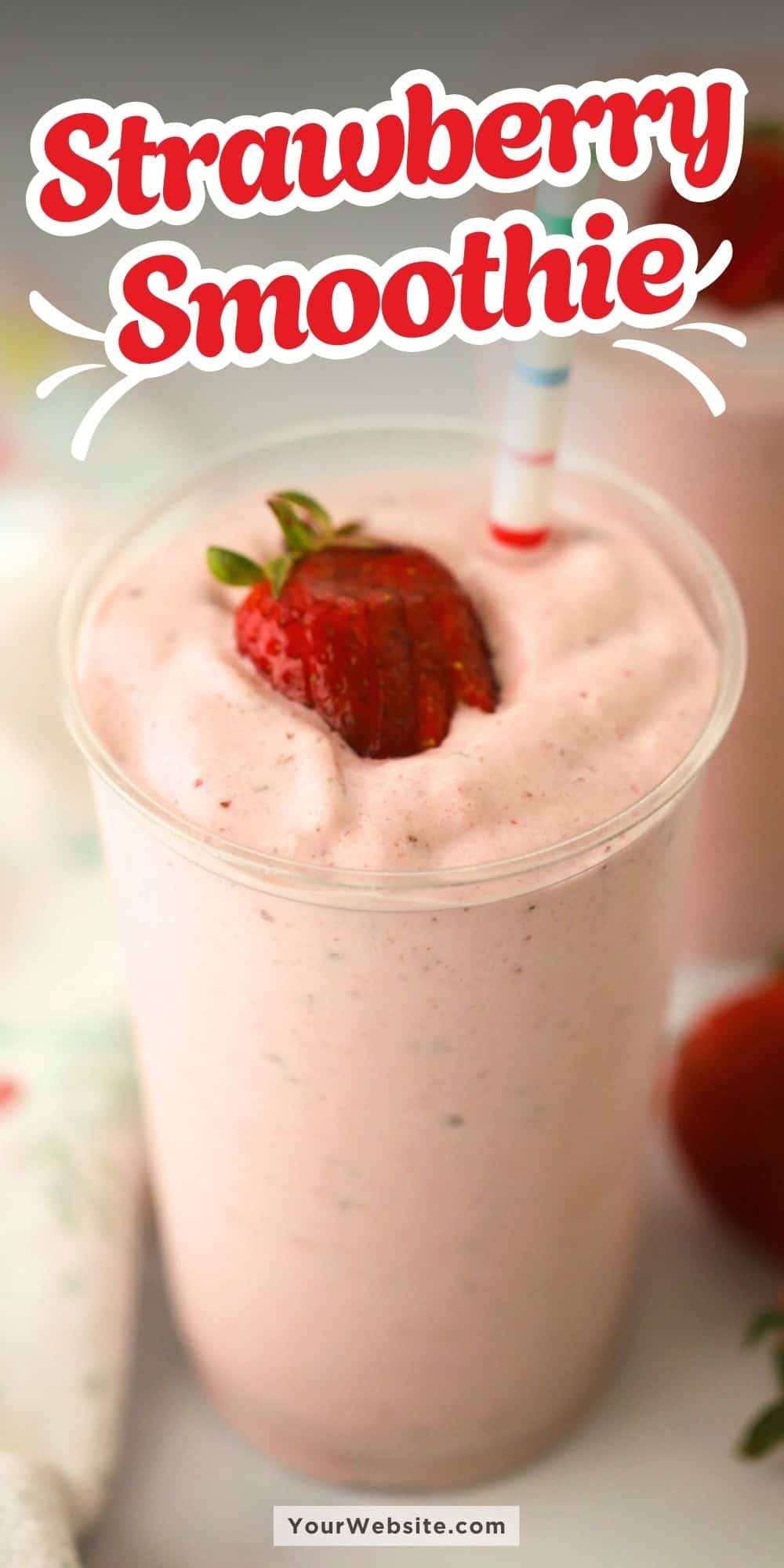 Strawberry Protein Shake - The Carefree Kitchen