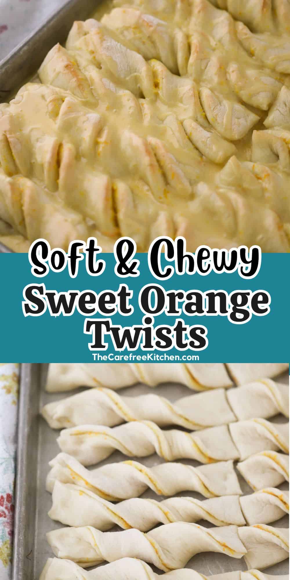 Orange Twist Breadsticks - The Carefree Kitchen