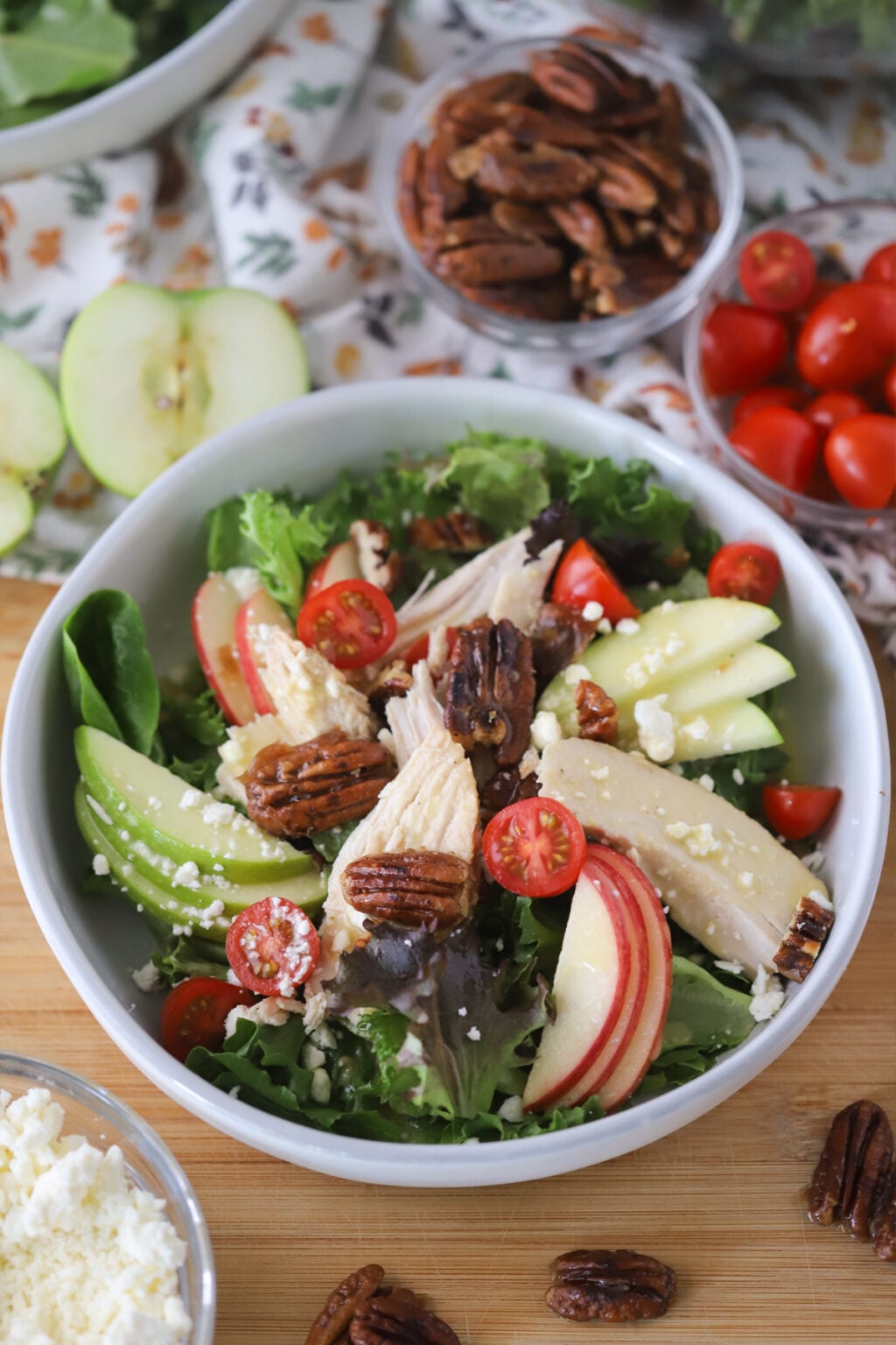 Harvest Salad with Chicken - The Carefree Kitchen